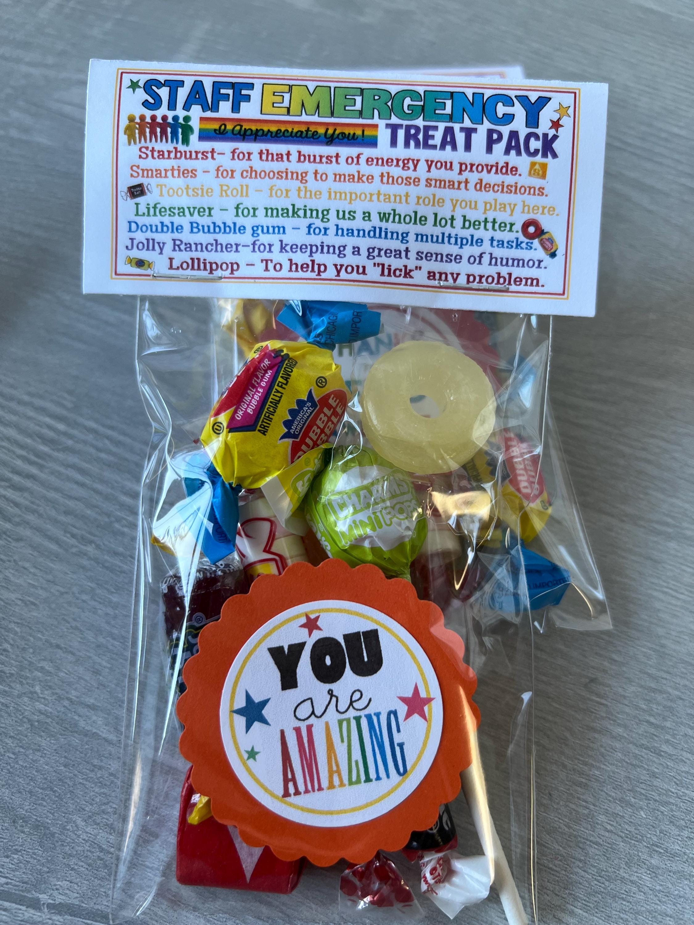 STAFF Emergency Treat Pack - Sweet Thoughts Goodie Bag, Team ...