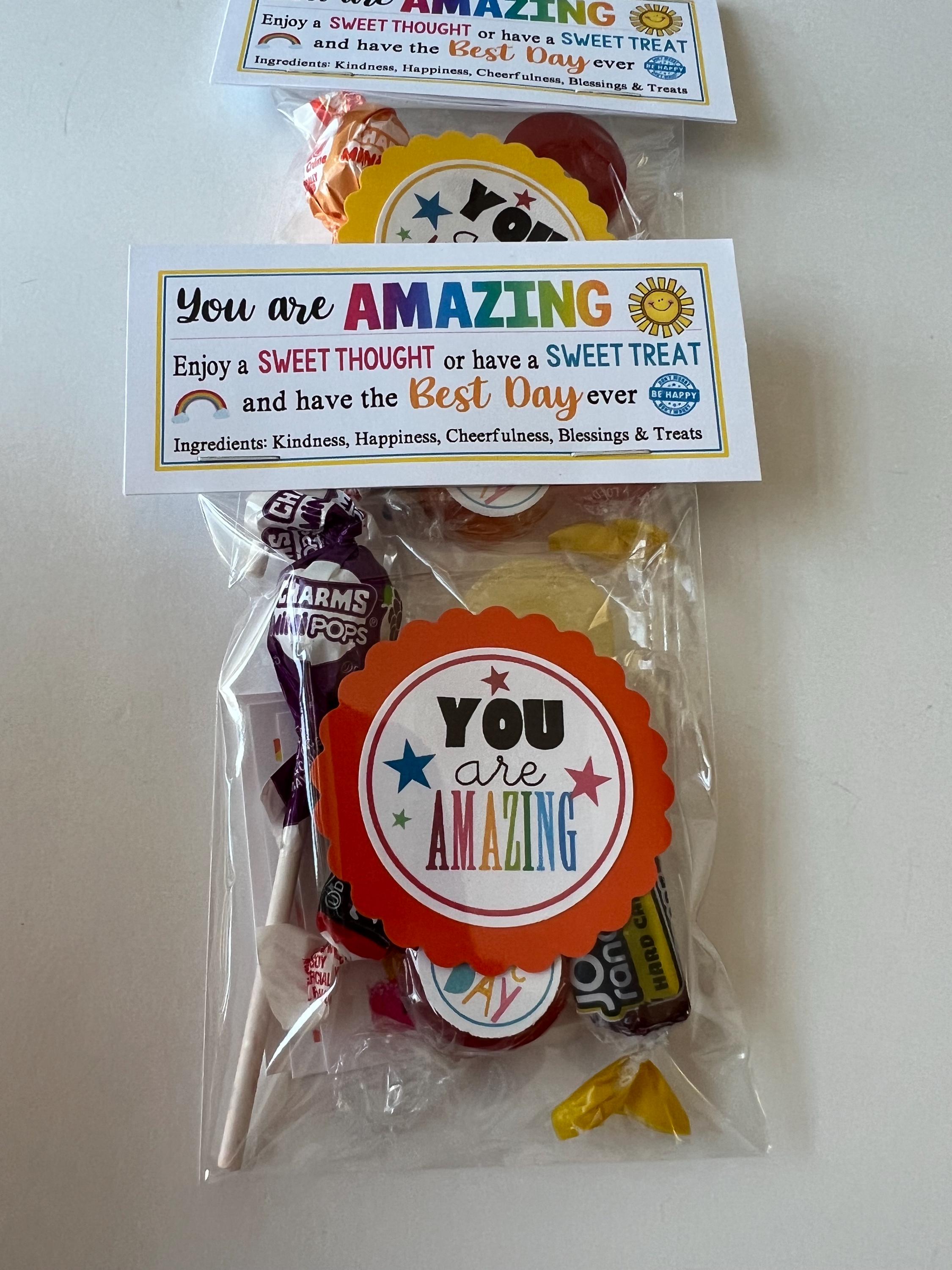 YOU ARE AMAZING - Sweet Thoughts Goodie Bag, Team, Appreciation, Gift ...