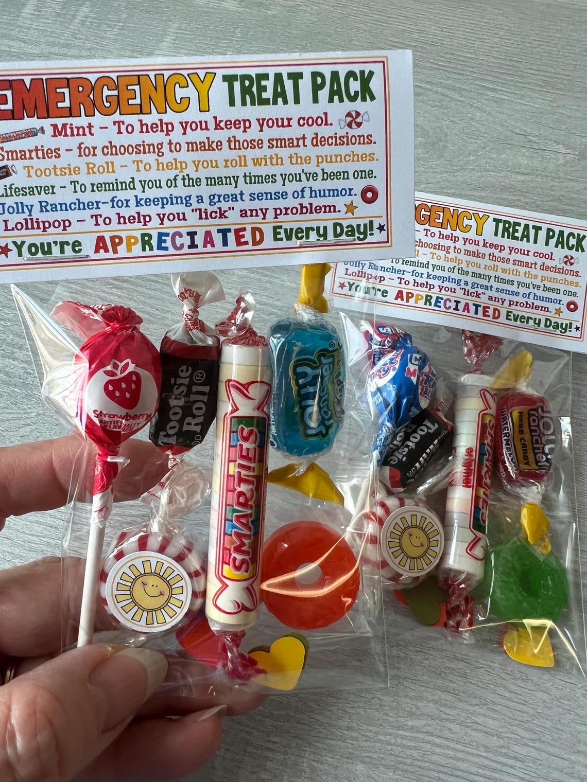 EMERGENCY Treat Pack - Sweet Thoughts Goodie Bag, Team, Appreciation ...