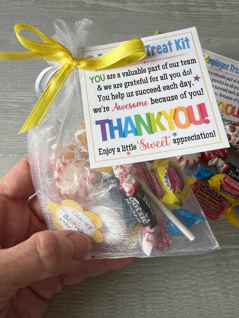 EMPLOYEE TREAT KIT - Sweet Thoughts, Goodie, Bag, Happy Birthday ...