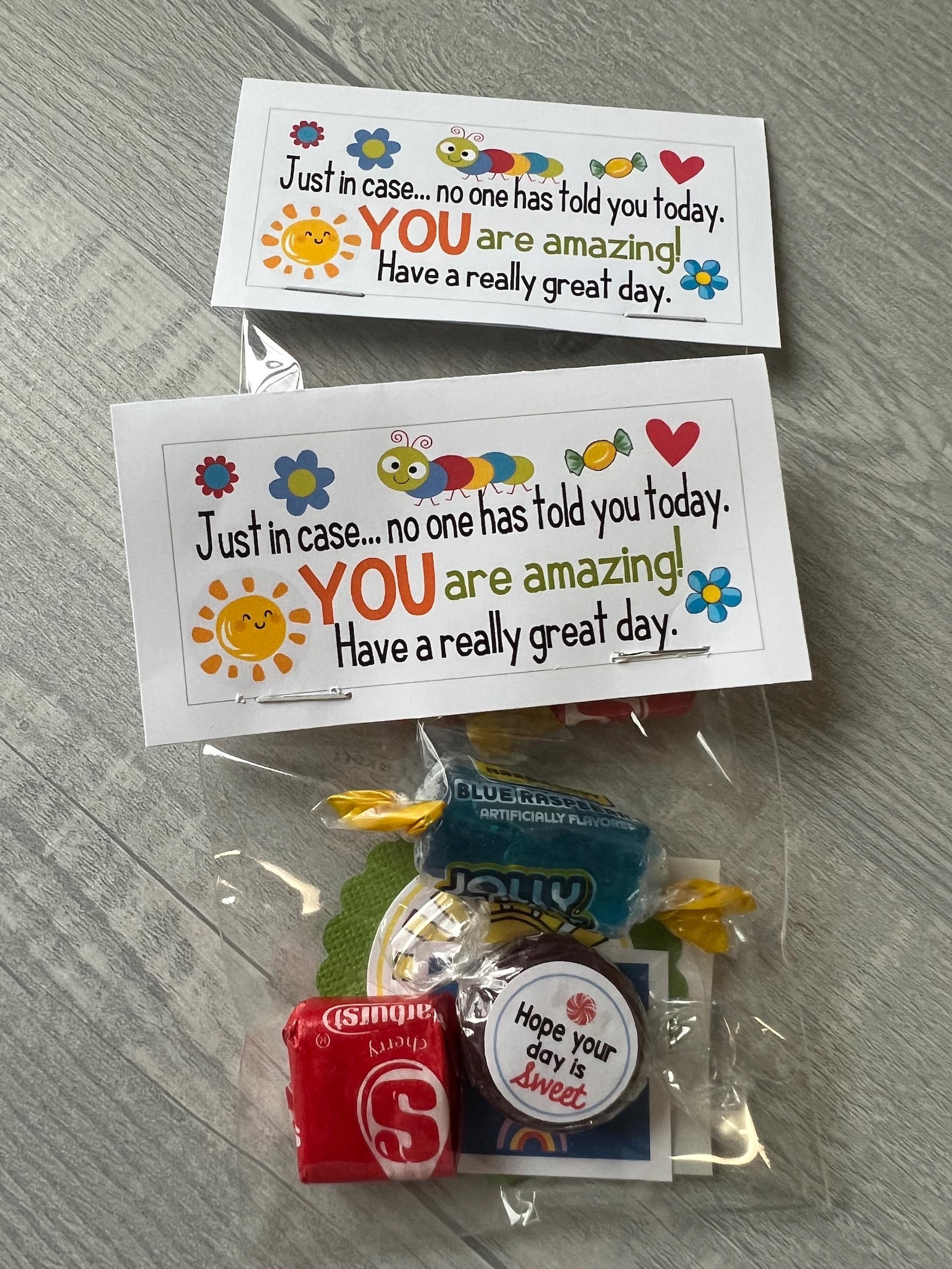 YOU Are AMAZING - Sweet Thoughts Goody Bags, Happy Birthday, Friends ...