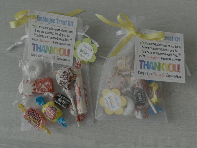 EMPLOYEE TREAT KIT - Sweet Thoughts, Goodie, Bag, Happy Birthday ...