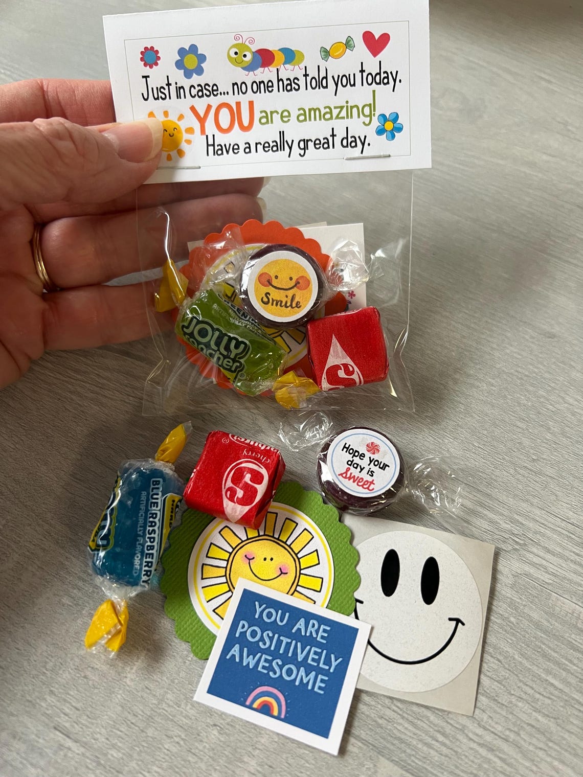YOU Are AMAZING - Sweet Thoughts Goody Bags, Happy Birthday, Friends ...