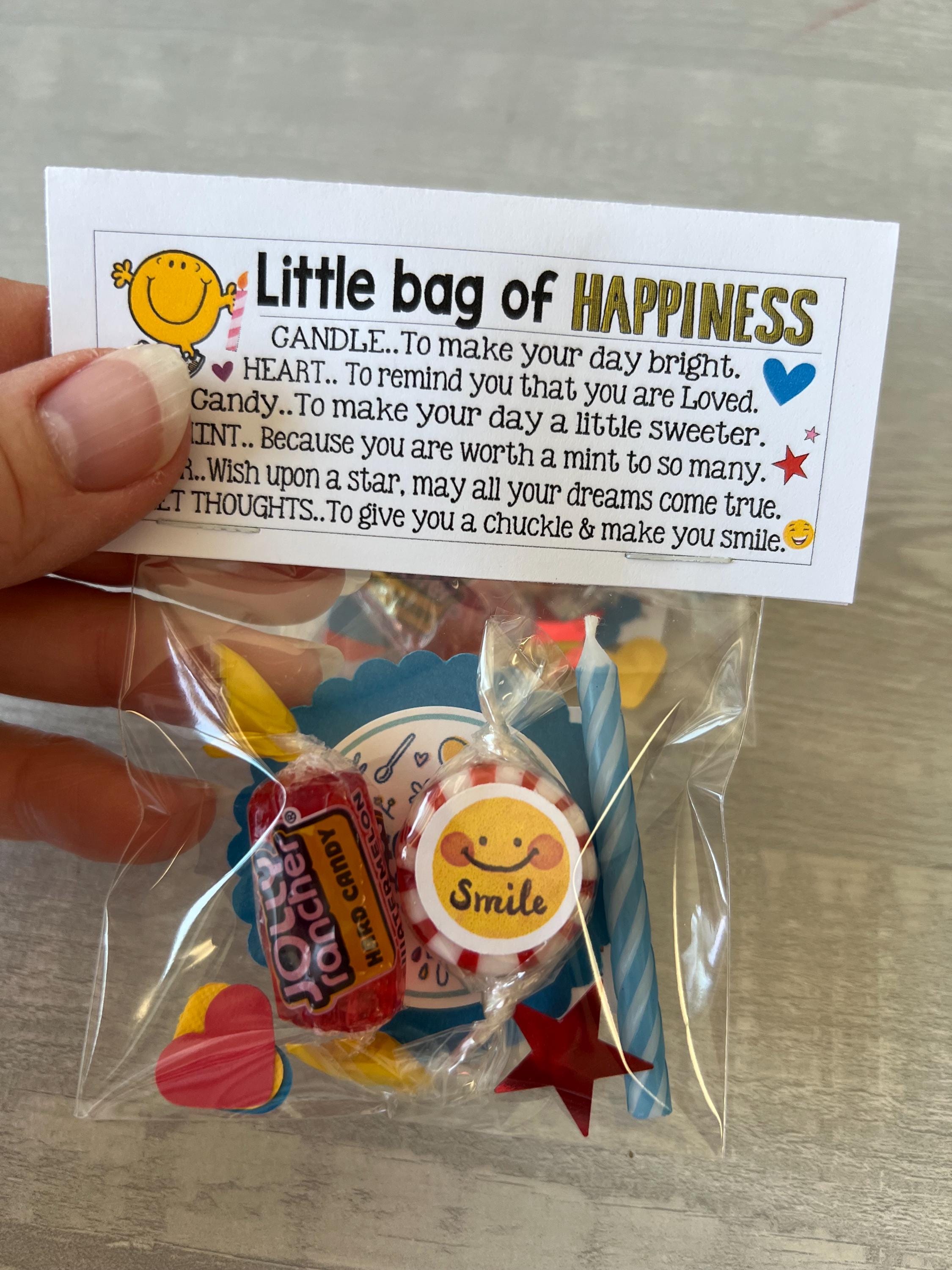 Little Bag of HAPPINESS - Sweet Thoughts Goody Bags, Friends, Co ...