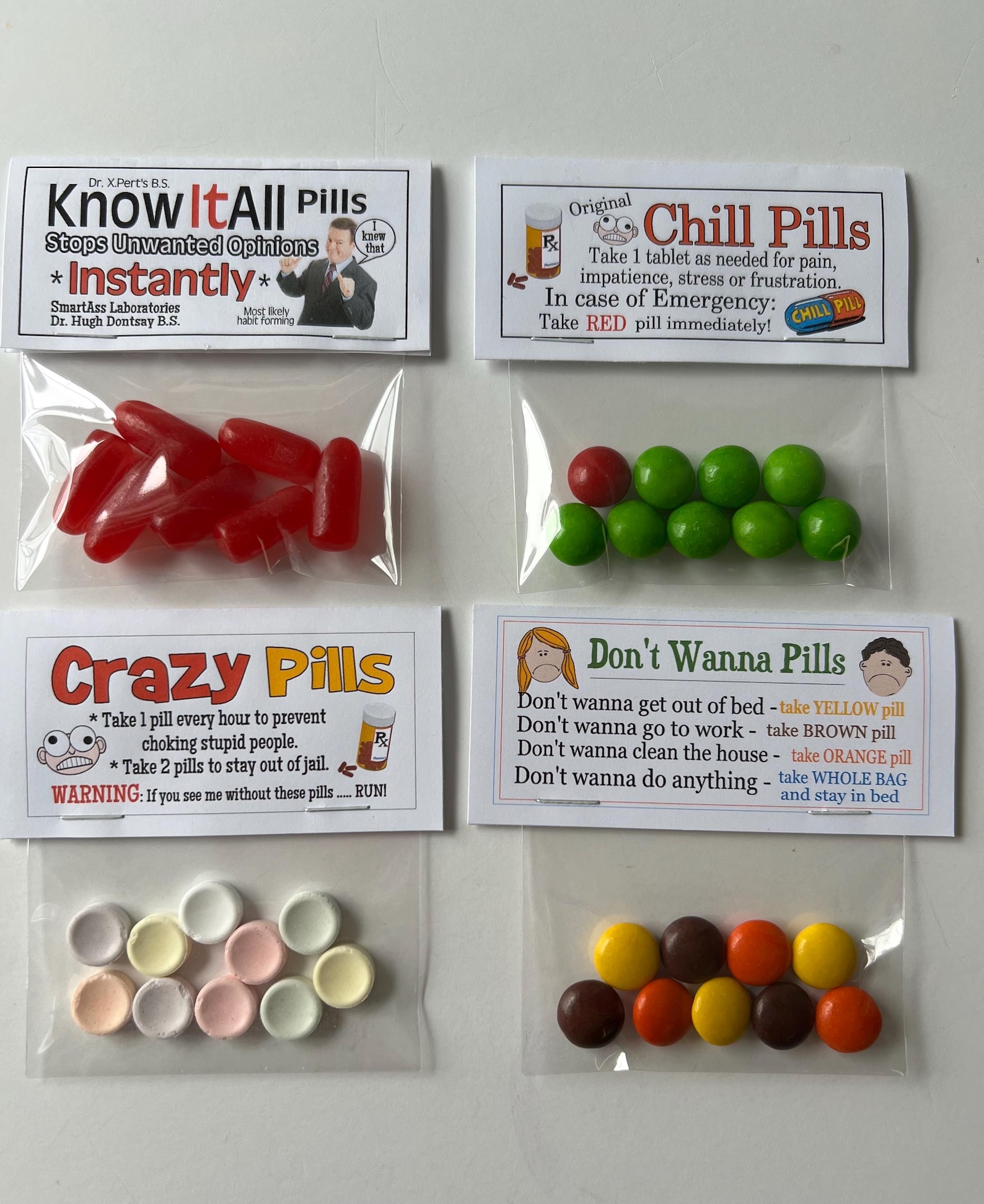 YOU CHOOSE Any 3 - Gag Gift Bags, Hilarious Birthday, White Elephant ...