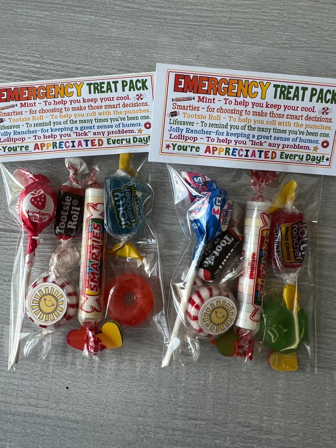EMERGENCY Treat Pack - Sweet Thoughts Goodie Bag, Team, Appreciation ...