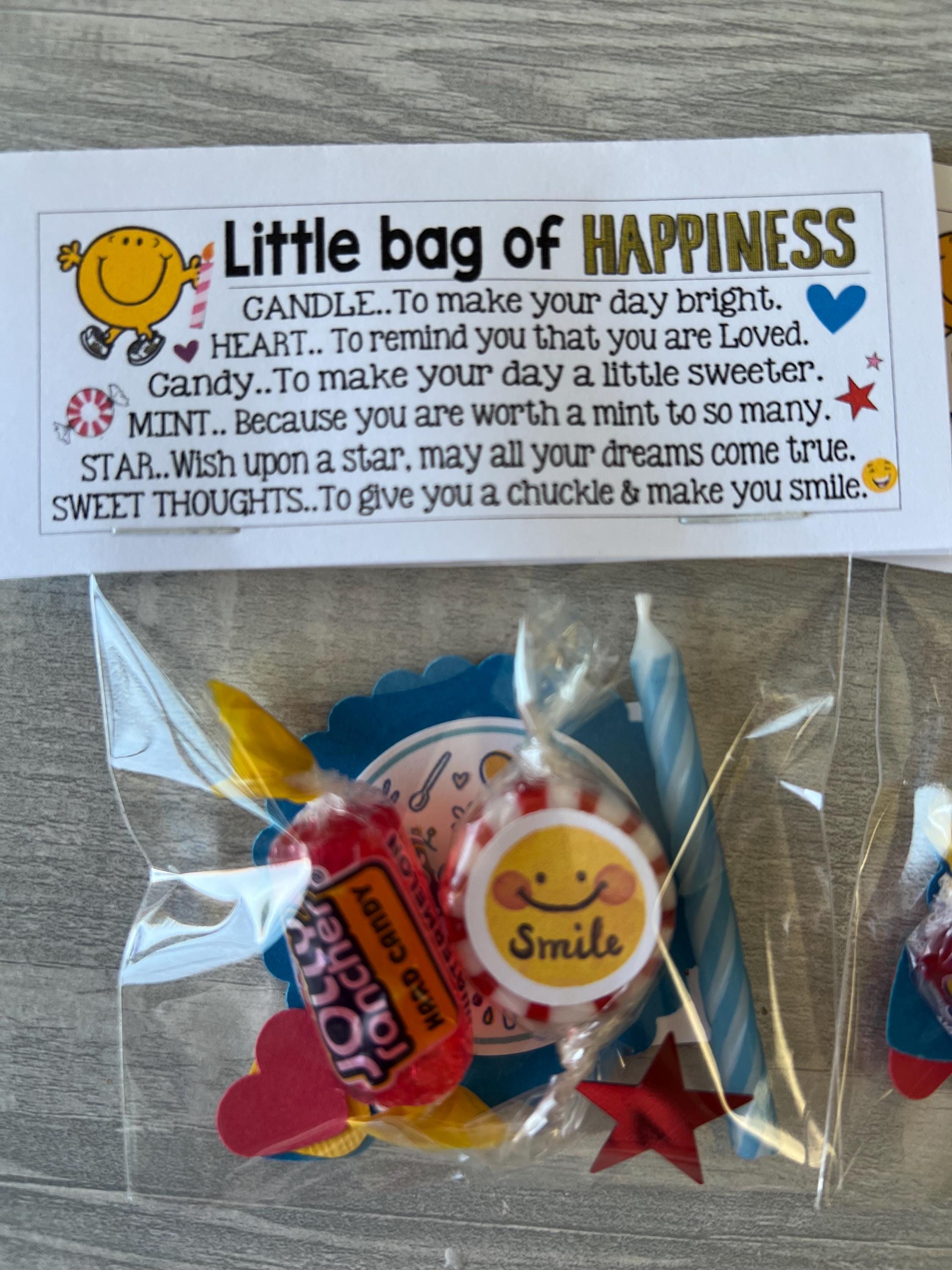 Little Bag of HAPPINESS - Sweet Thoughts Goody Bags, Friends, Co ...