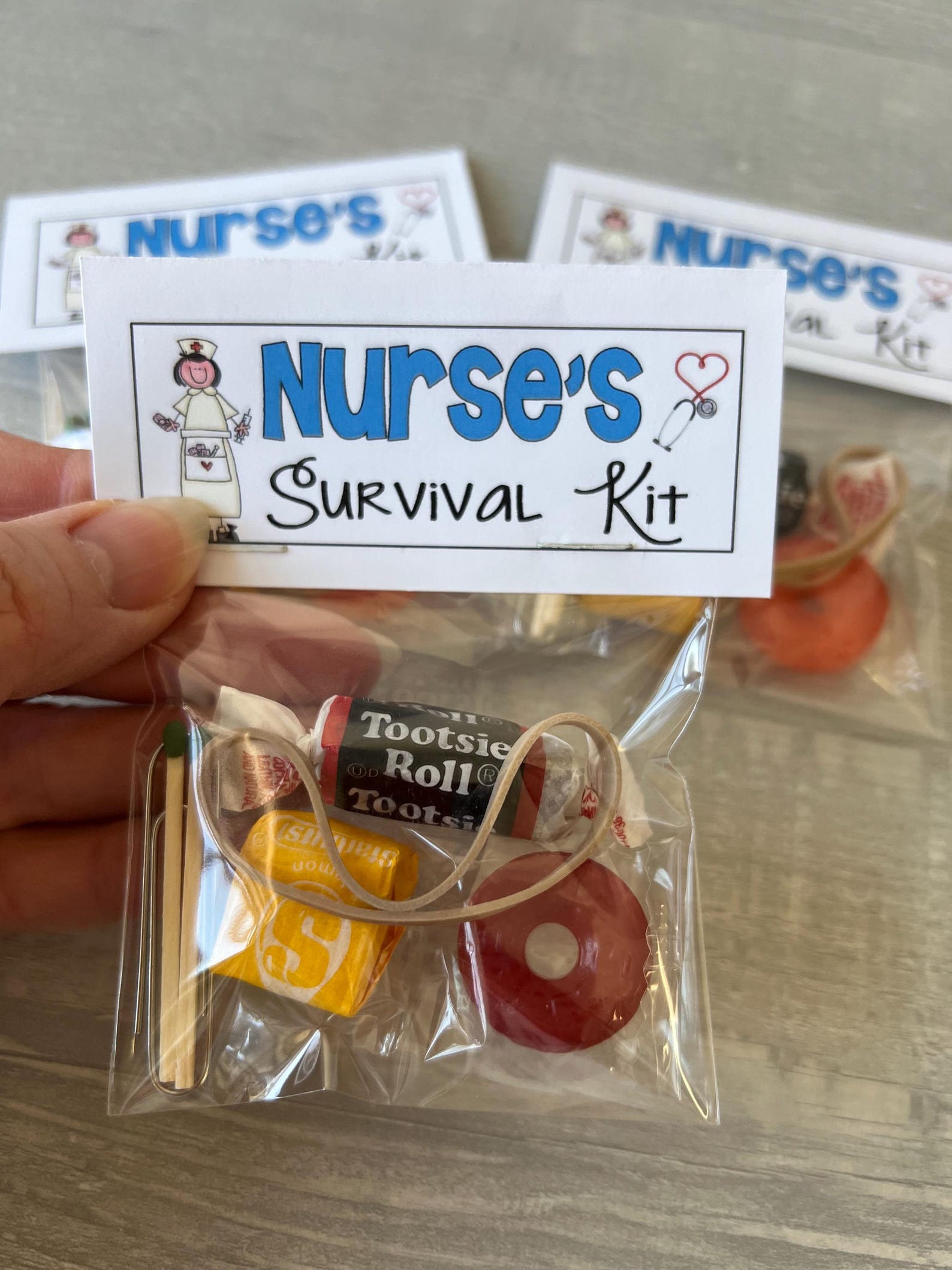 NURSE'S Survival Kit - Sweet Thoughts Goody Bags, Friends, Co-workers ...