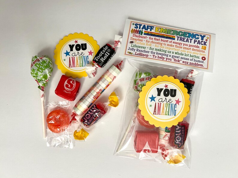 STAFF Emergency Treat Pack - Sweet Thoughts Goodie Bag, Team ...
