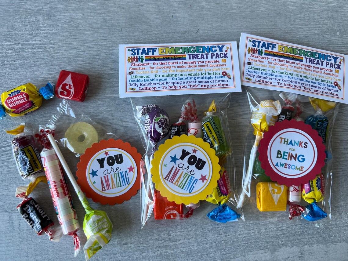 STAFF Emergency Treat Pack - Sweet Thoughts Goodie Bag, Team ...