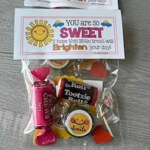 YOU Are so SWEET! - Sweet Thoughts Goody Bags, Happy Birthday, Friends ...