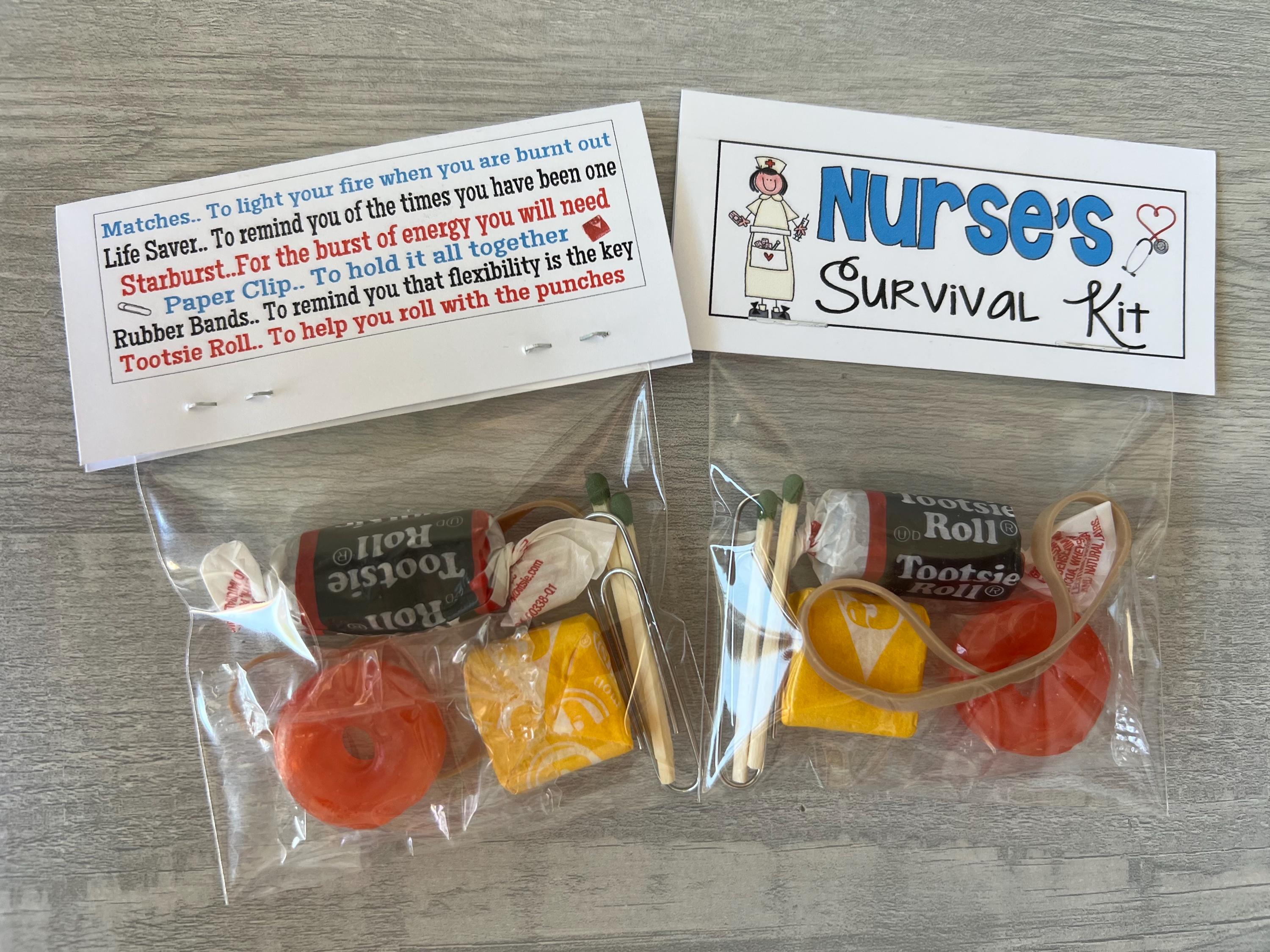 NURSE'S Survival Kit - Sweet Thoughts Goody Bags, Friends, Co-workers ...