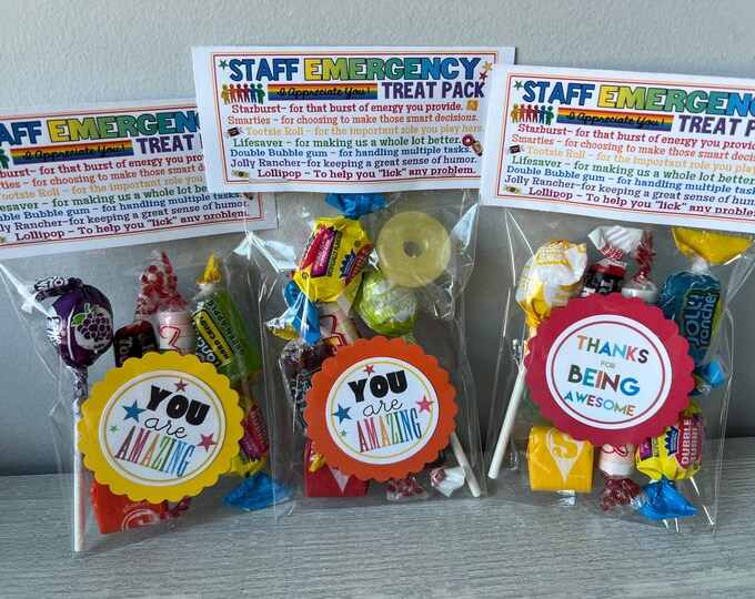 Holiday/family/work Survival Treat Kits - Emergency Treat Pack Sweet ...