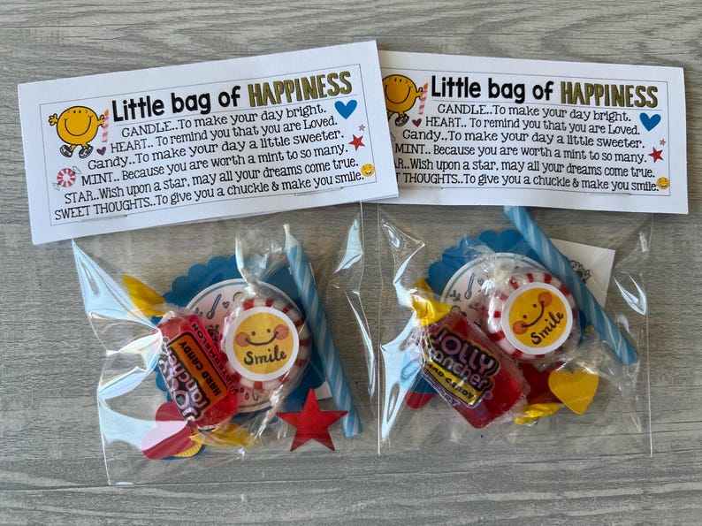 Little Bag of HAPPINESS - Sweet Thoughts Goody Bags, Friends, Co ...