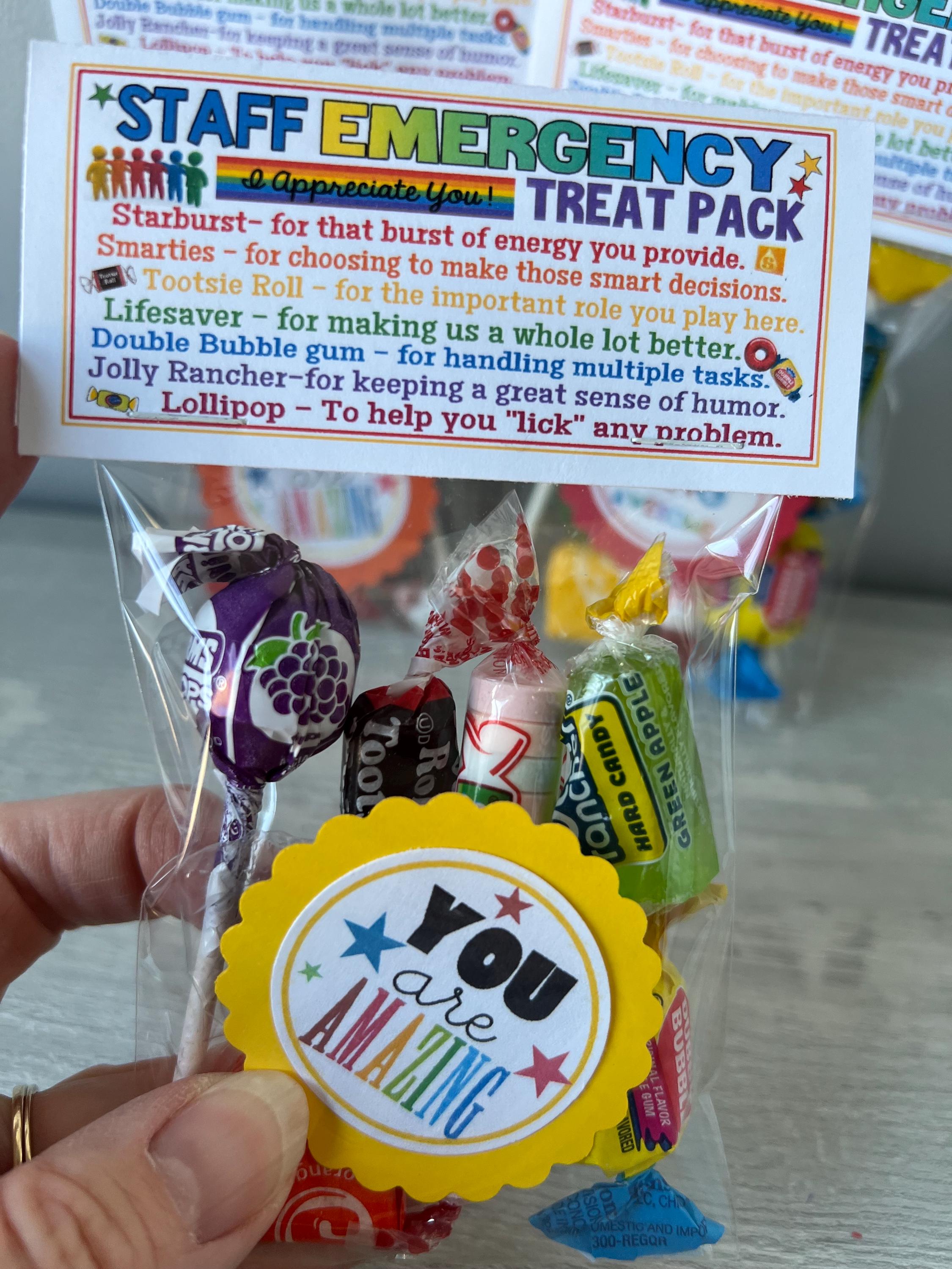 STAFF Emergency Treat Pack - Sweet Thoughts Goodie Bag, Team ...