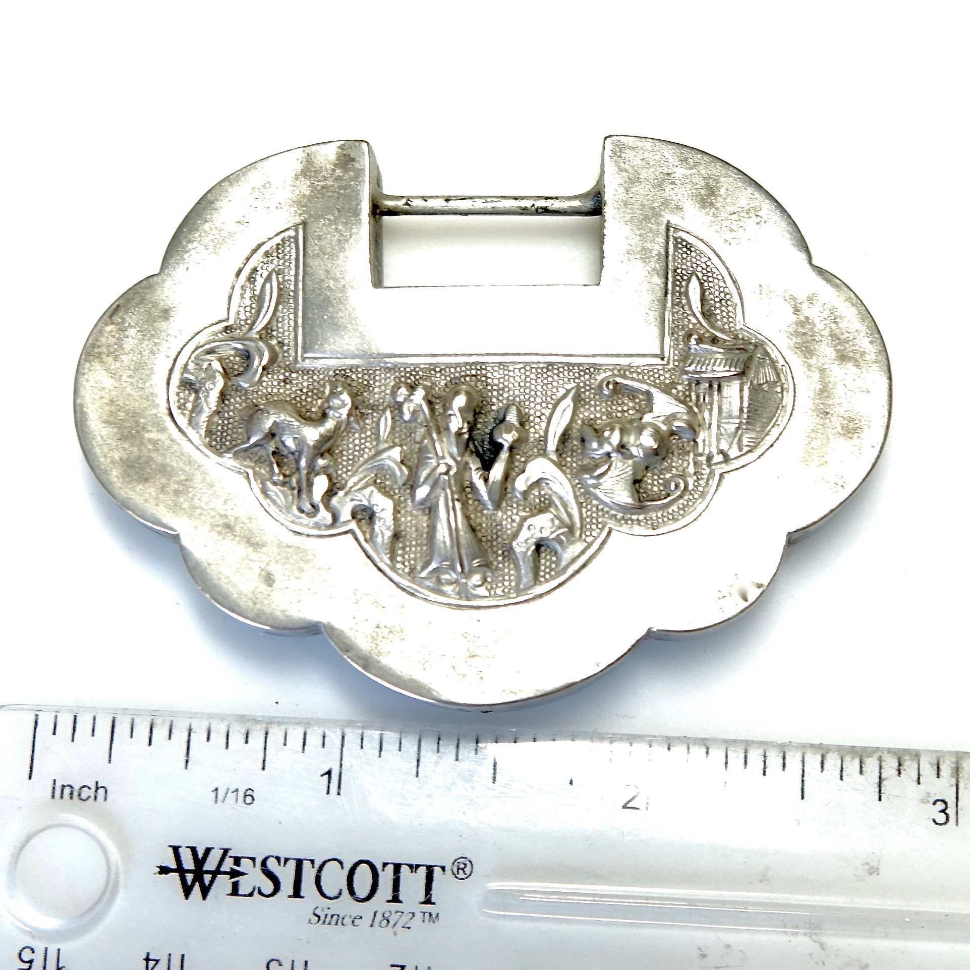 Antique Chinese Silver Lock CVC841 - Etsy