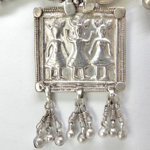 Exquisitely Handcrafted Antique Indian Silver Amulet, Vintage Tibetan ...