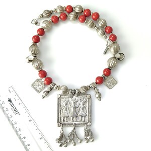 Exquisitely Handcrafted Antique Indian Silver Amulet, Vintage Tibetan ...