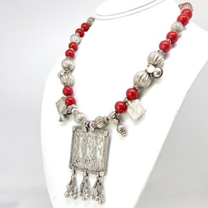 Exquisitely Handcrafted Antique Indian Silver Amulet, Vintage Tibetan ...