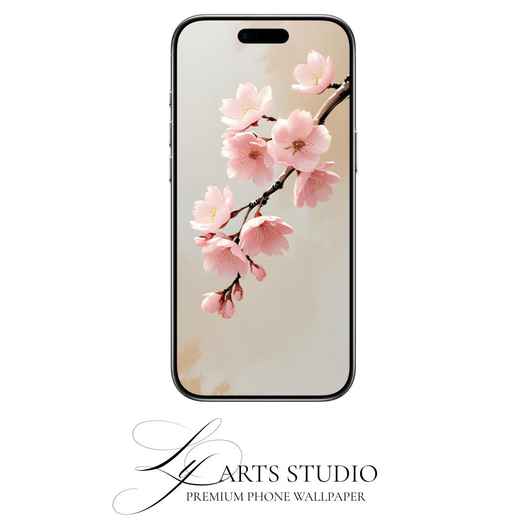 Pink Cherry Blossom Phone Wallpaper: 4K Spring Sakura Lock Screen ...