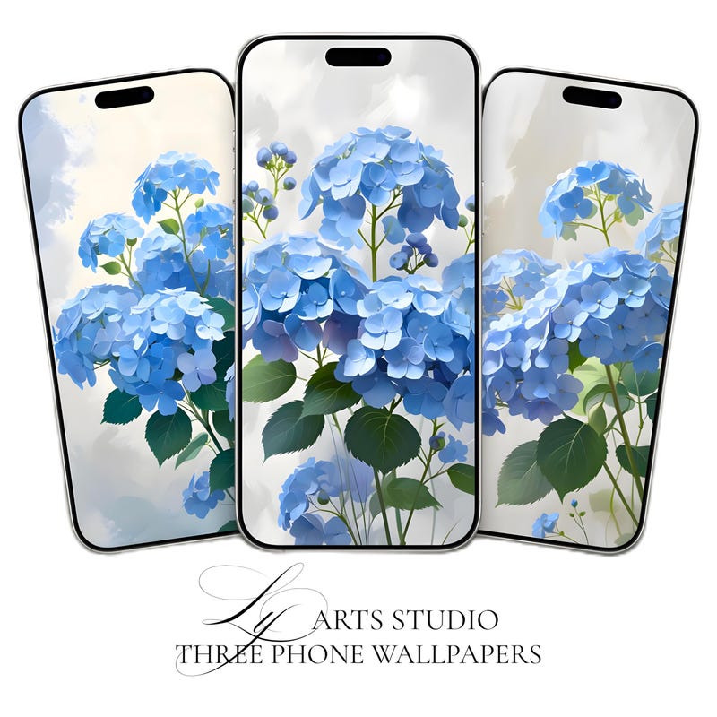 Hydrangea Wallpaper - Etsy