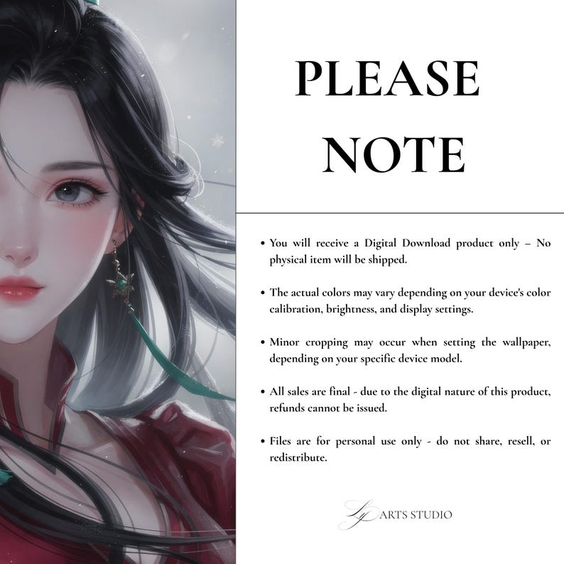 Crimson Jade Empress Anime Live Wallpaper, 8K Winter Snow Anime Girl ...