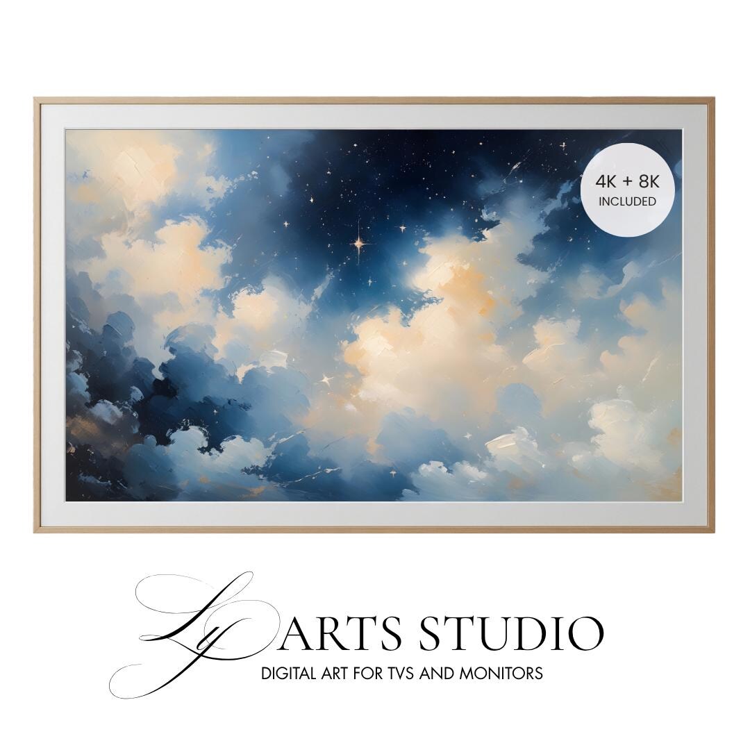 Starry Night Sky 8K Art for TV, Monitor, and Desktop: Celestial ...