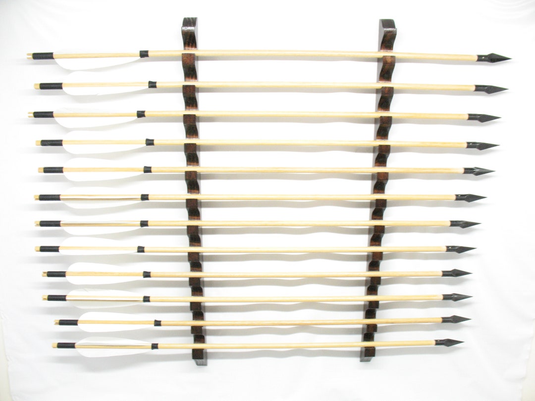 Wall Hanging Arrow Stand Rack Holder Holds 12 Arrows 217 - Etsy