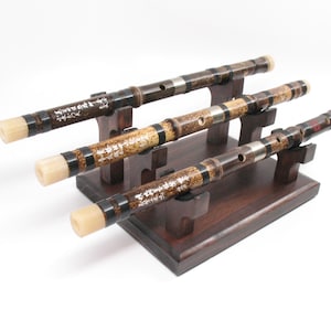 Flute Stand Display Holder Rack Mount Holds 3 Flutes 936 - Etsy