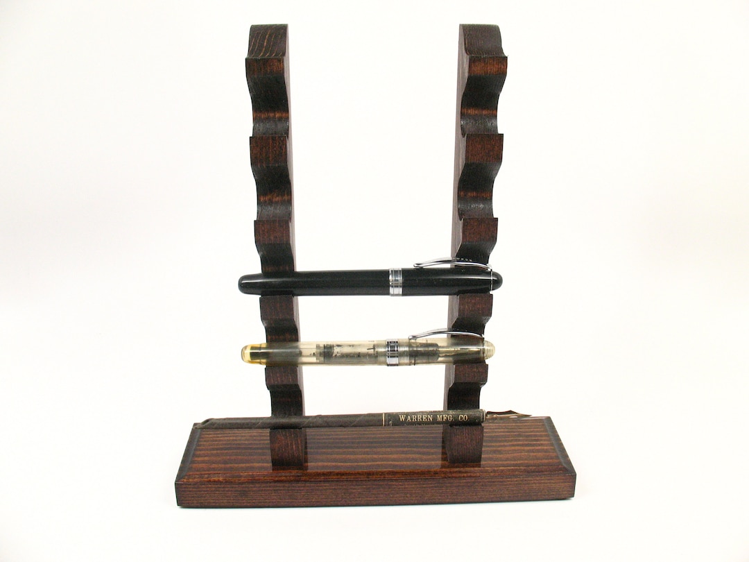 Fountain Pen Stand Holder Display Organizer for 5 Pens #623 - Etsy