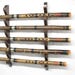 Bamboo Flute Stand Display Holds 5 Flutes Wall Hanging #932 - Etsy