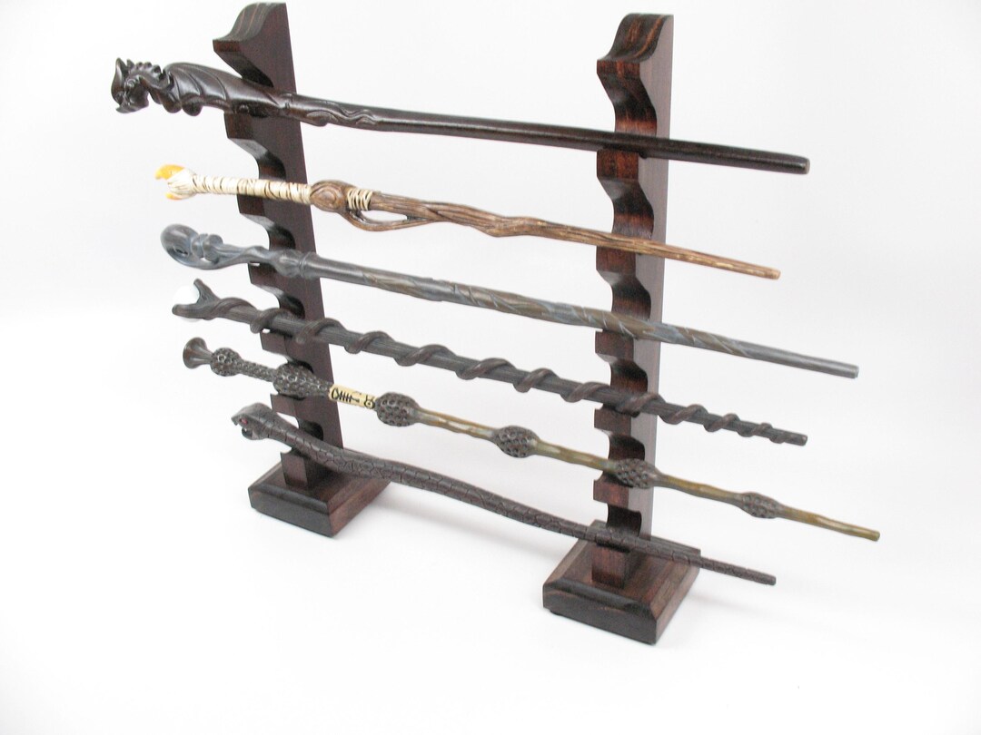 Magic Wand Stand Wizard Desktop Display Holds 6 Wands #1432 - Etsy