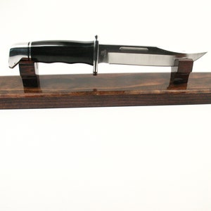 Bowie Knife Stand Cradle Holder Display Wooden Base #606 - Etsy