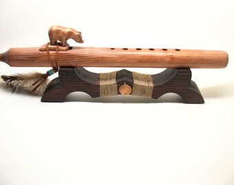 Wooden Native American Flute Holder - Etsy