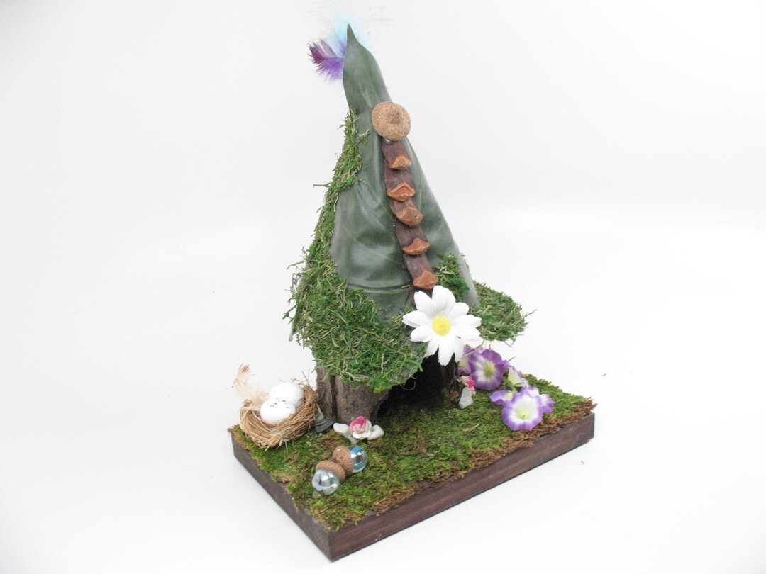 Fairy House Home Cottage Garden Whimsical Pixie Decor Art #461 - Etsy