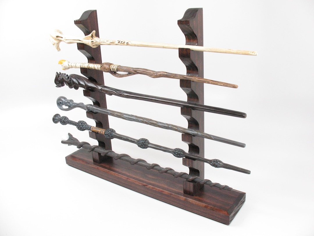 Magic Wand Stand Wizard Desktop Display Holds 6 Wands #1027 - Etsy