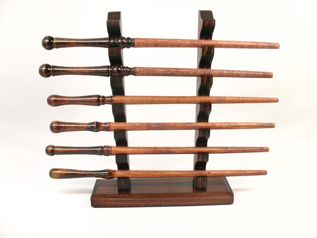Magic Wand Stand Wizard Desktop Display Holds 6 Wands #982 - Etsy