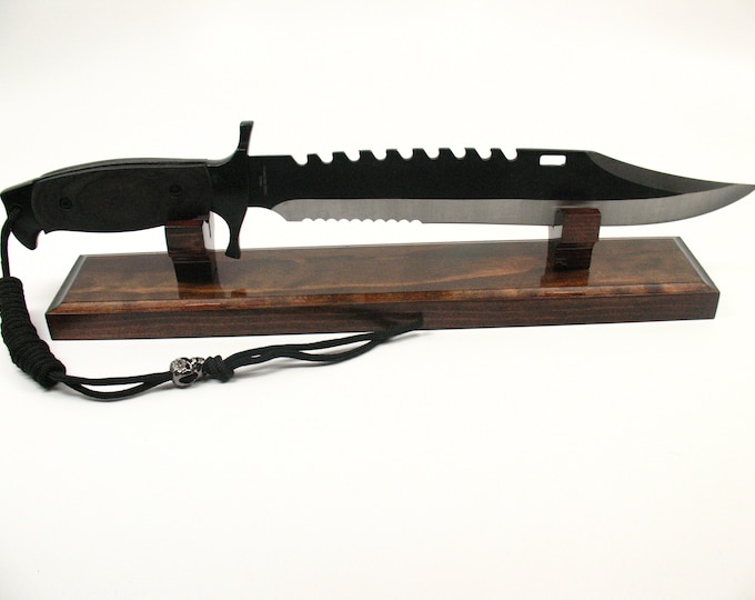 Bowie Knife Stand Cradle Holder Display Wooden #606 - Etsy