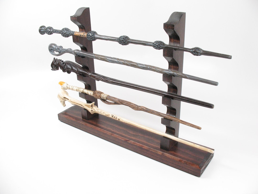 Magic Wand Stand Wizard Desktop Display Holds 5 Wands 1672 - Etsy