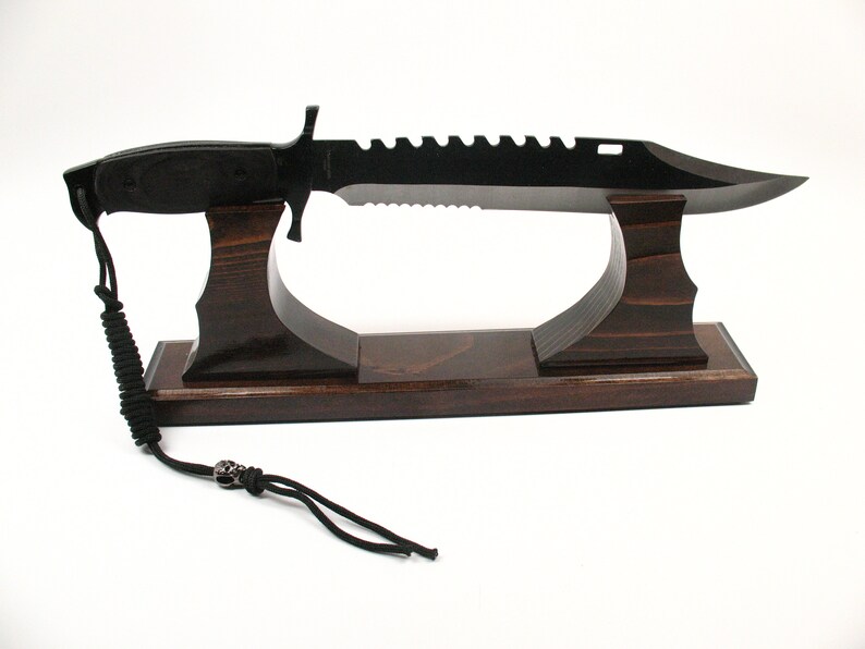 Machete Bowie Knife Fantasy Stand Holder Display Collector - Etsy