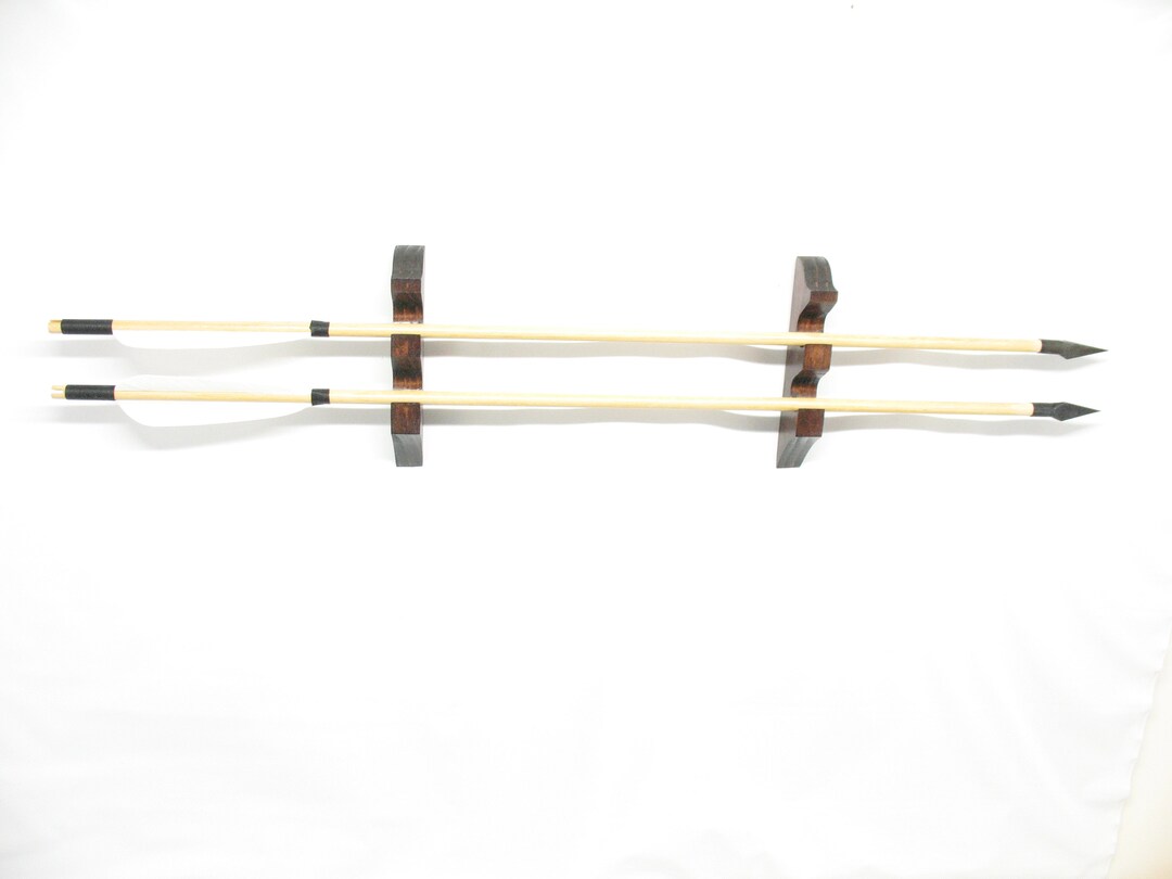 Hanging Archer Arrow Stand Wall Archery Display Holds 2 Arrows #208 - Etsy