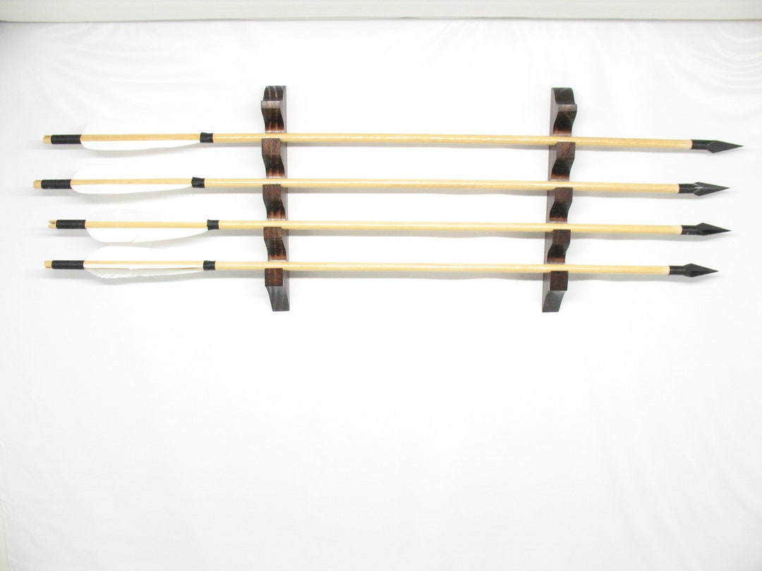 Hanging Archer Hunting Arrow Archery Wall Stand Holds 4 Arrows #201 - Etsy
