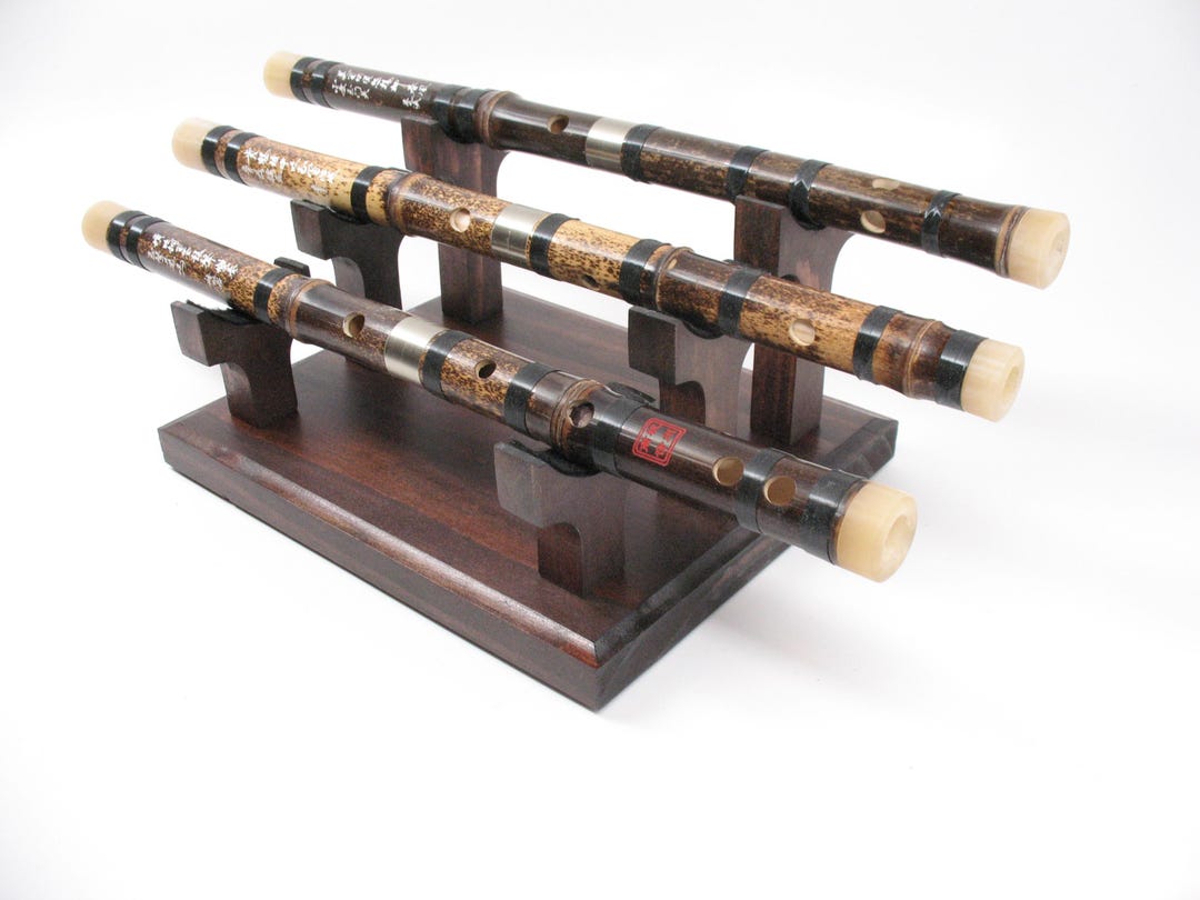 Flute Stand Display Holder Rack Mount Holds 3 Flutes 936 - Etsy