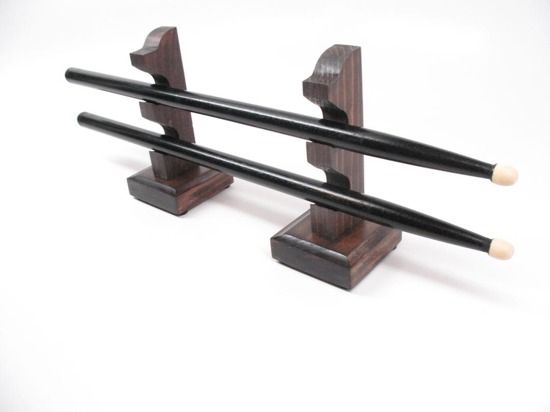 Drumstick Stand Display Holder Drummer Gift Desktop Shelf Holds 2 ...