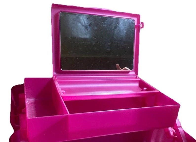 Vintage 80-90s Pink Caboodles Makeup Case With Mirror | Retro Cosmetic ...