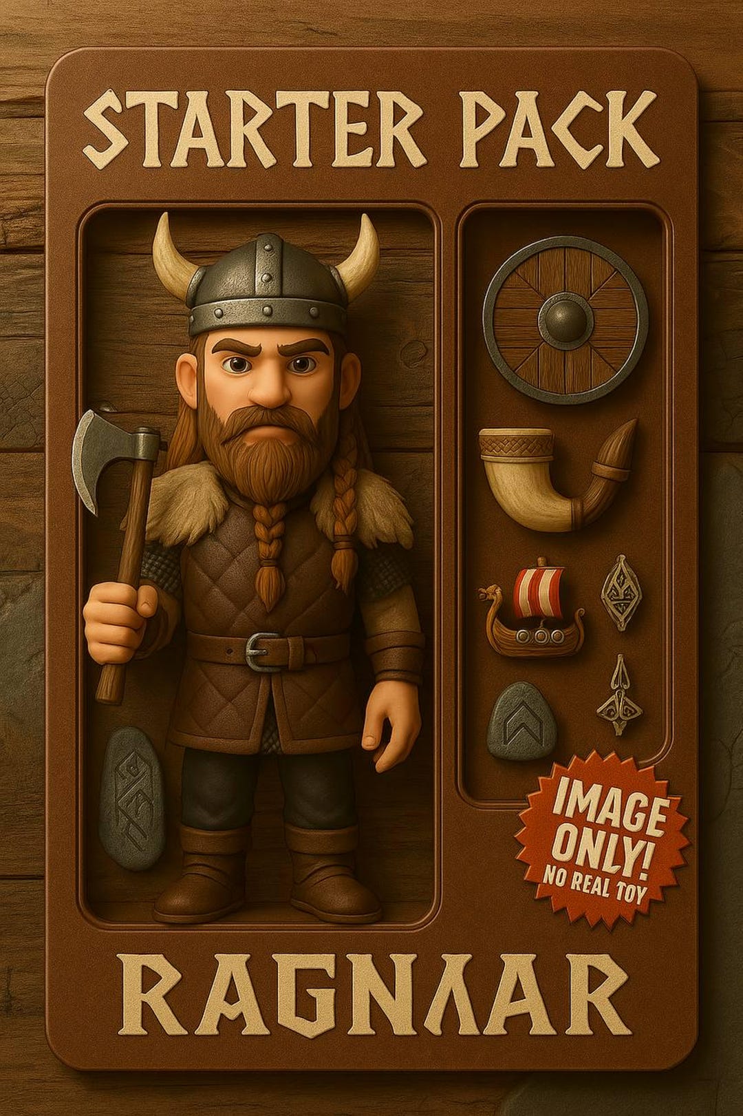 Custom Starter Pack Poster • Personalized Figurine Gift • Digital ...