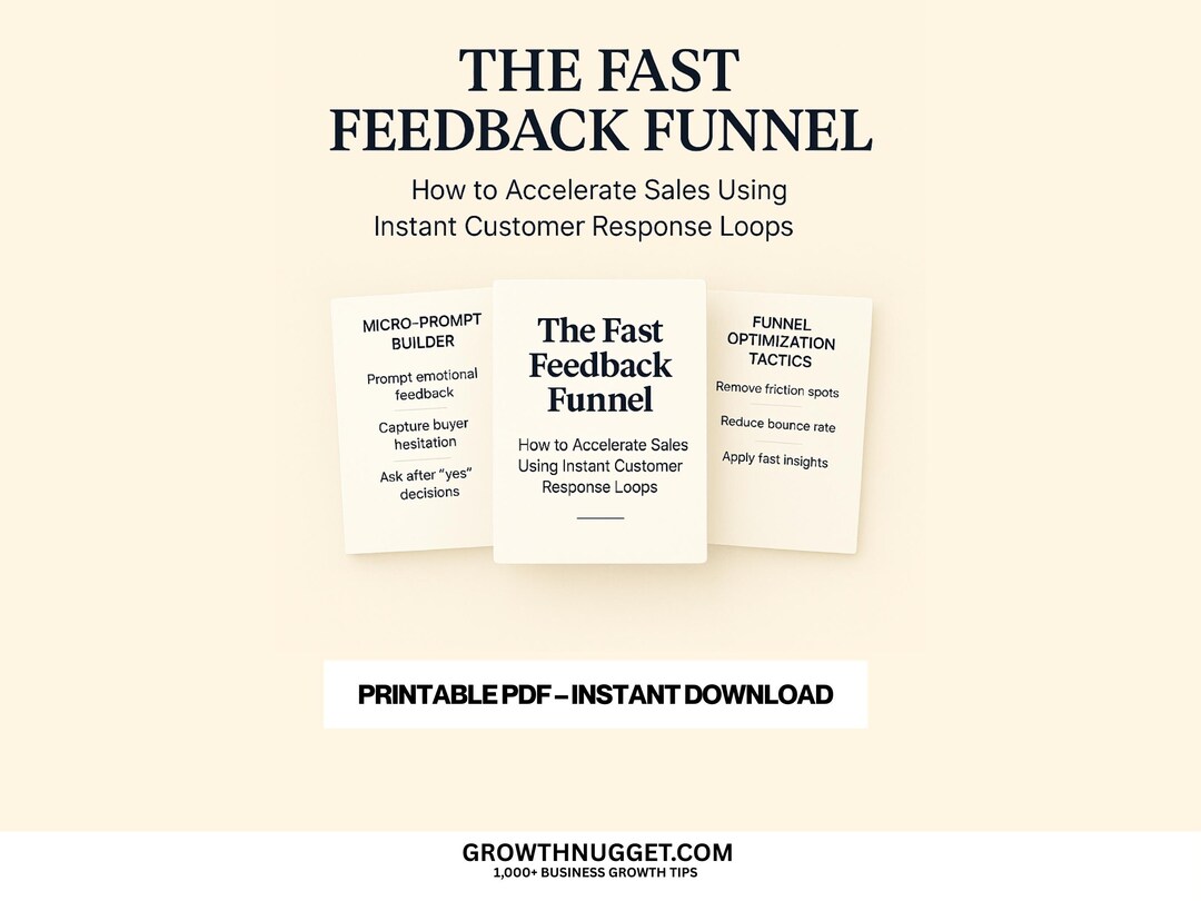 The Fast Feedback Funnel – Accelerate Sales and Optimize Conversions ...