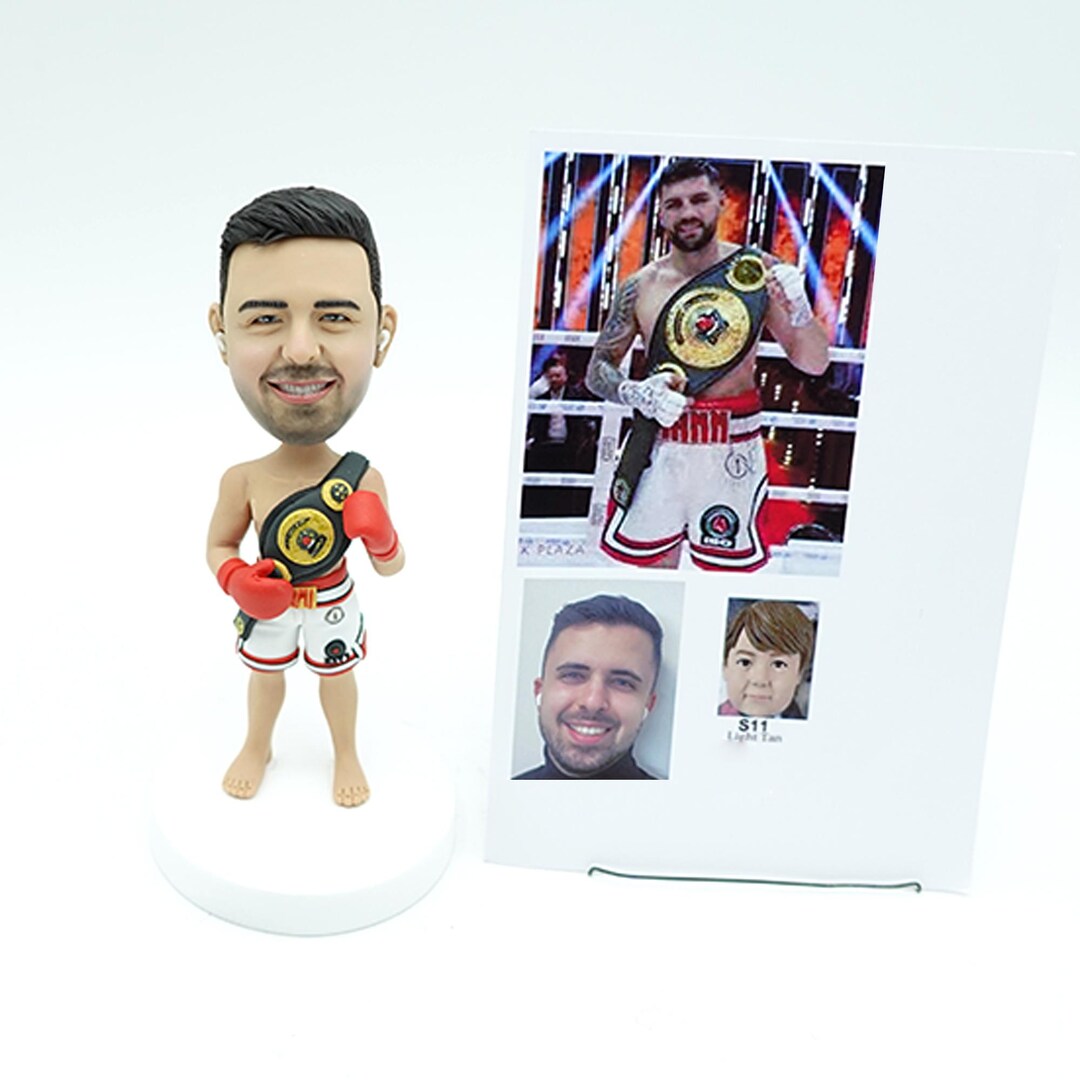 Custom Boxer Bobblehead: Personalized Boxing Statue, Sports Gift - Etsy