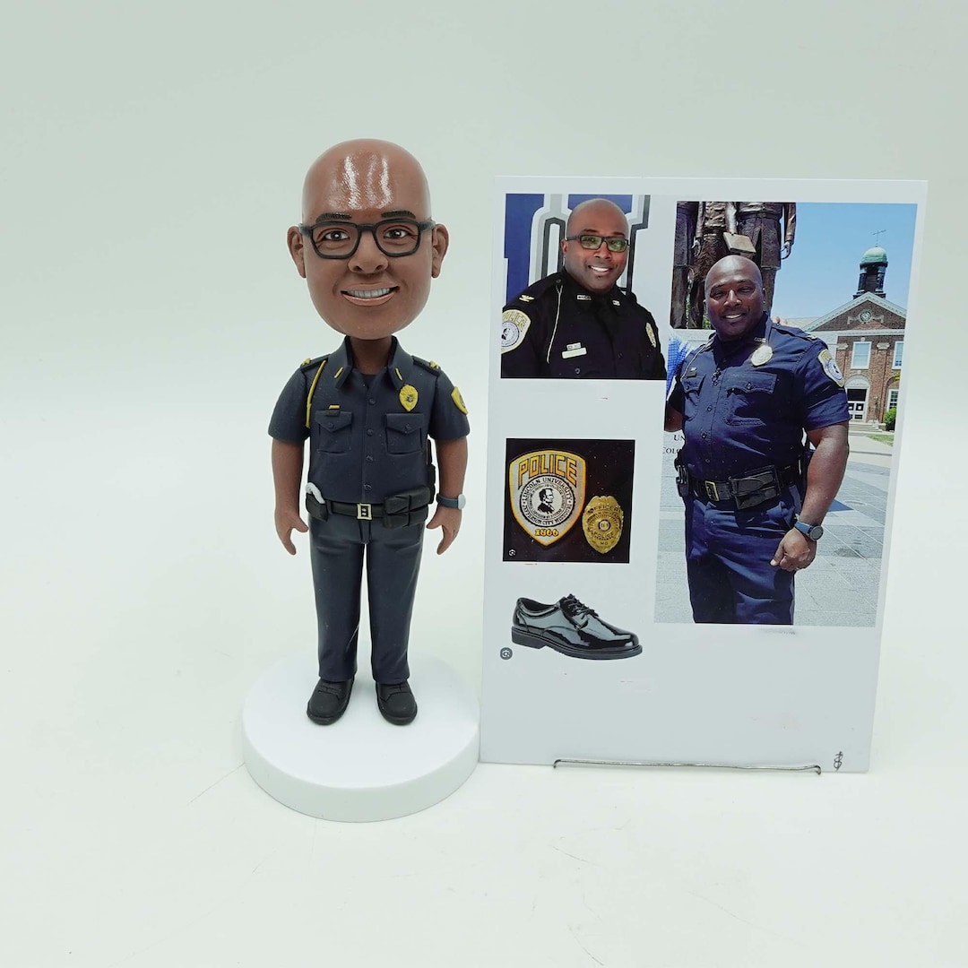 Custom Police Officer Bobblehead Figurine: Personalized Police Gift - Etsy