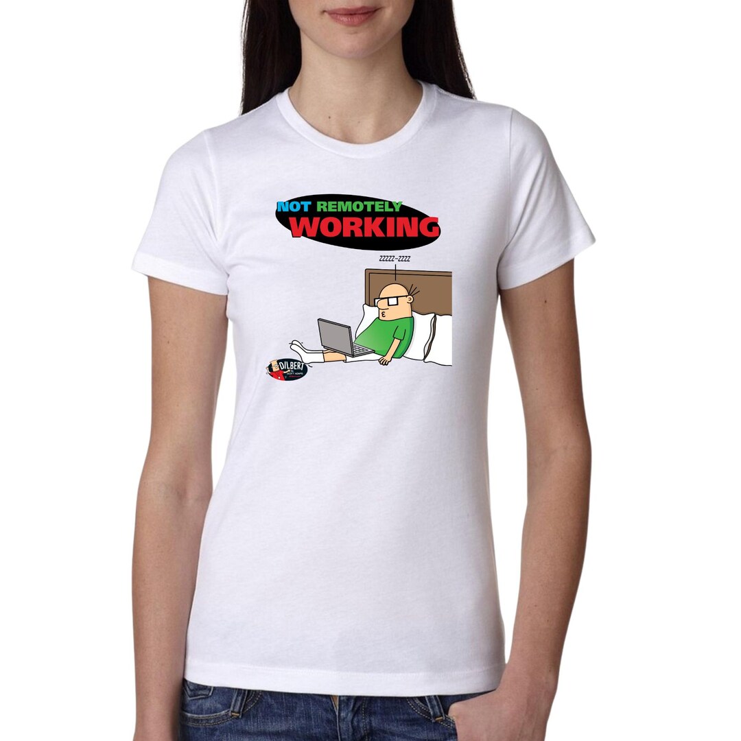 Dilbert T-shirt | Scott Adams Comic Strip, Satire Graphic Shirt, Pointy ...